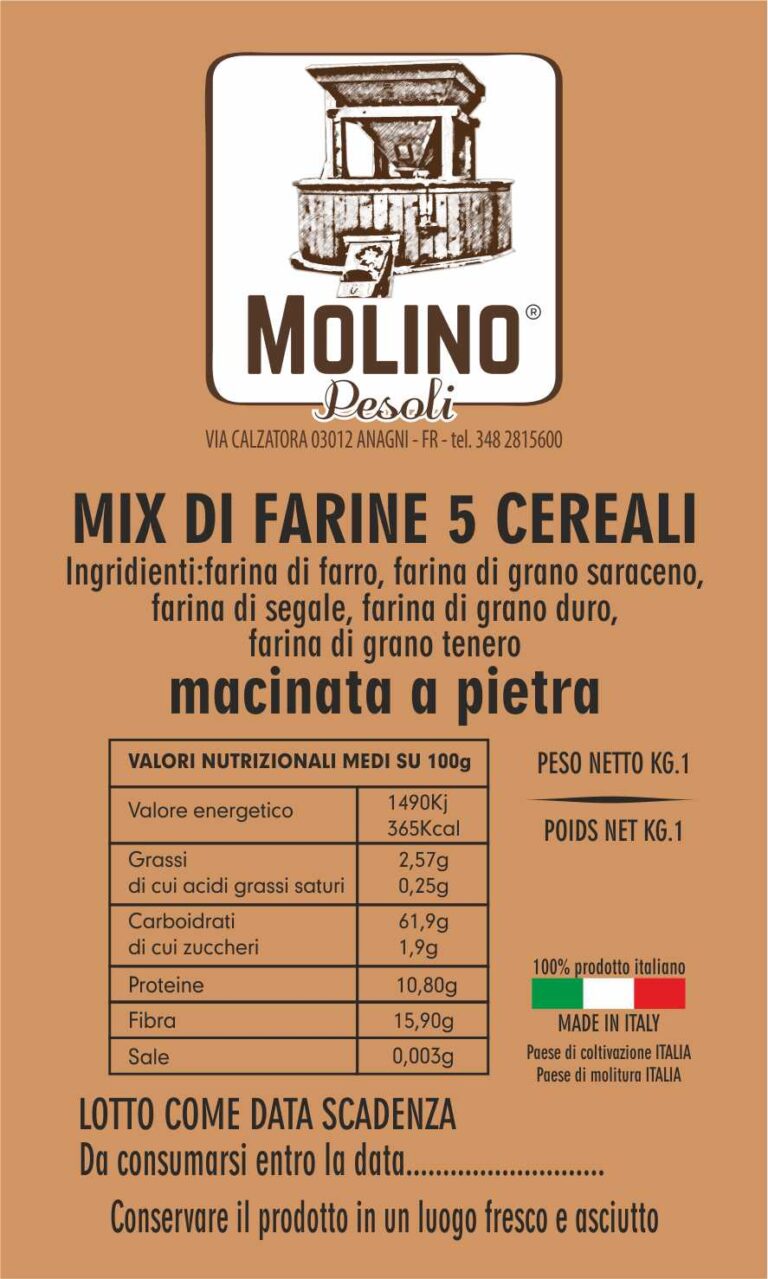 Farina ai 5 cereali